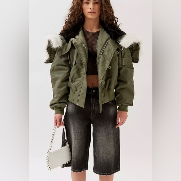 Urban Outfitters | Jackets & Coats | Urban Outfitters Y2k Convertible ...